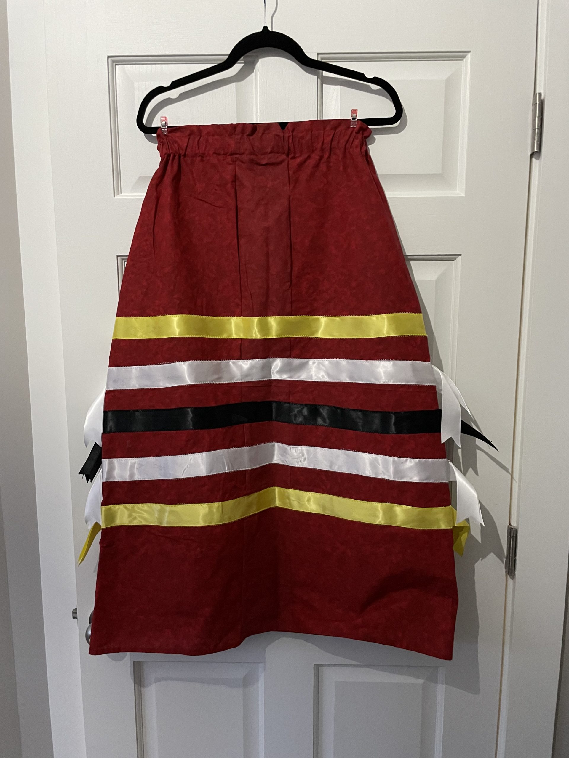 Red and Yellow Ribbon Skirt – Arielle Strong Wagner